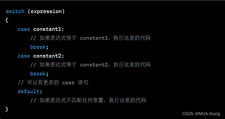 理解C语言中的条件语句：if、if...else和switch_在c江浦中对于多条件判断可以使用if else if条件语句也可以使用switch-CSDN博客