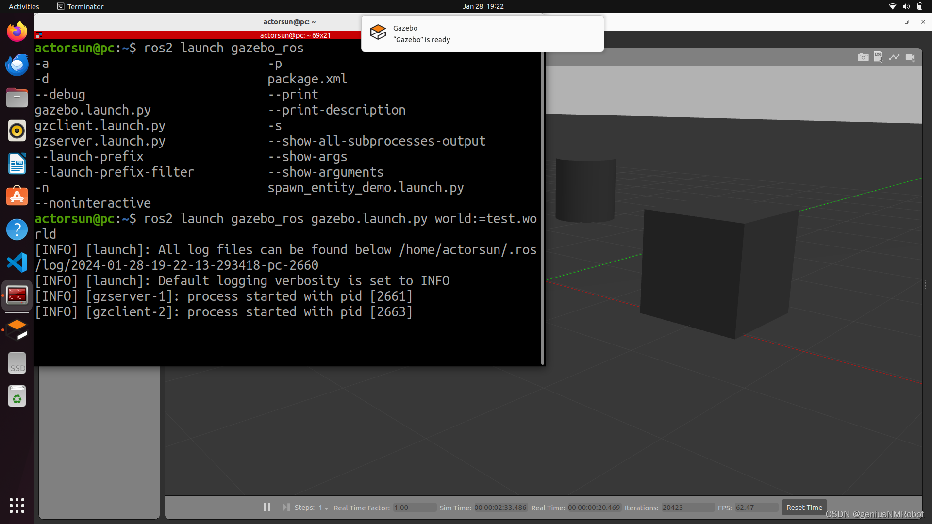 ros2(humble) +gazebo11+add world path_ros2 加载gazebo 并添加world-CSDN博客