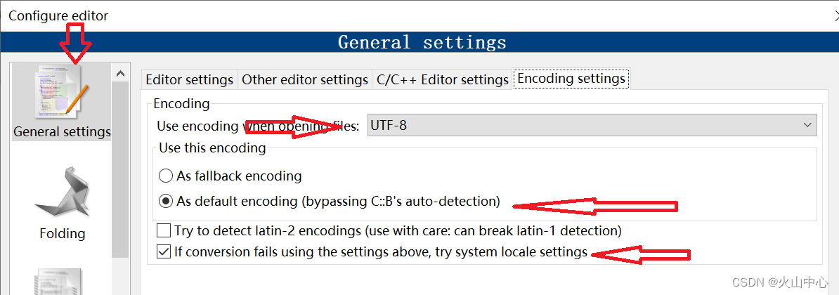 CodeBlocks一些踩坑记录_codeblocks encoding changed-CSDN博客