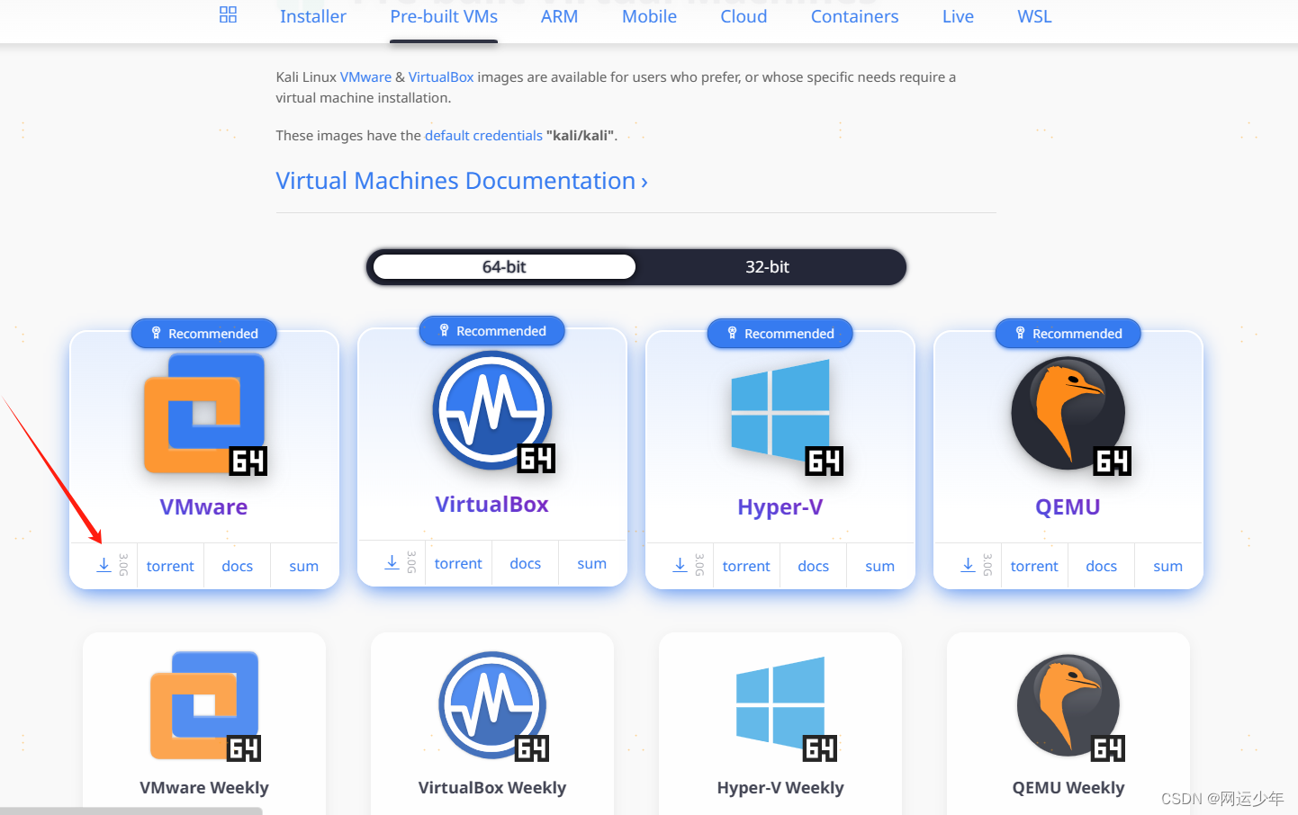 7.1、VMware Workstation环境安装以及Kali Linux英文版虚拟机安装运行教程_kali安装vmware-CSDN博客