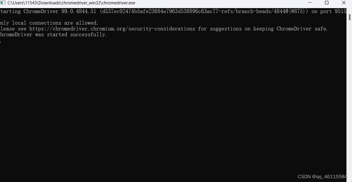 Web自动化webdriver报错_failed to start webdriver:message: 'automationname-CSDN博客