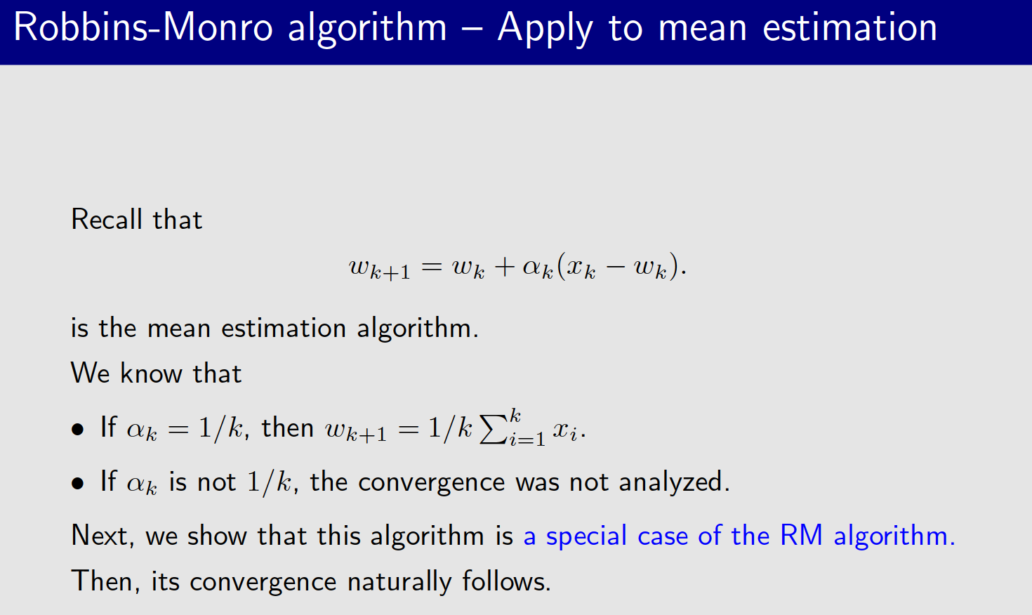 RL-赵-(六)：随机逼近/Stochastic Approximation（SA）【无需目标函数】、RM算法、随机梯度下降（SGD）【需目标函数】【采样须独立同分布】【BGD-＞MBGD ...