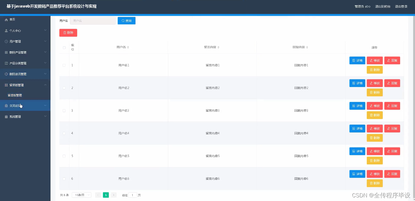 基于web开发数码产品推荐平台系统设计与实现源码开题电子产品推荐系统开发 Csdn博客 