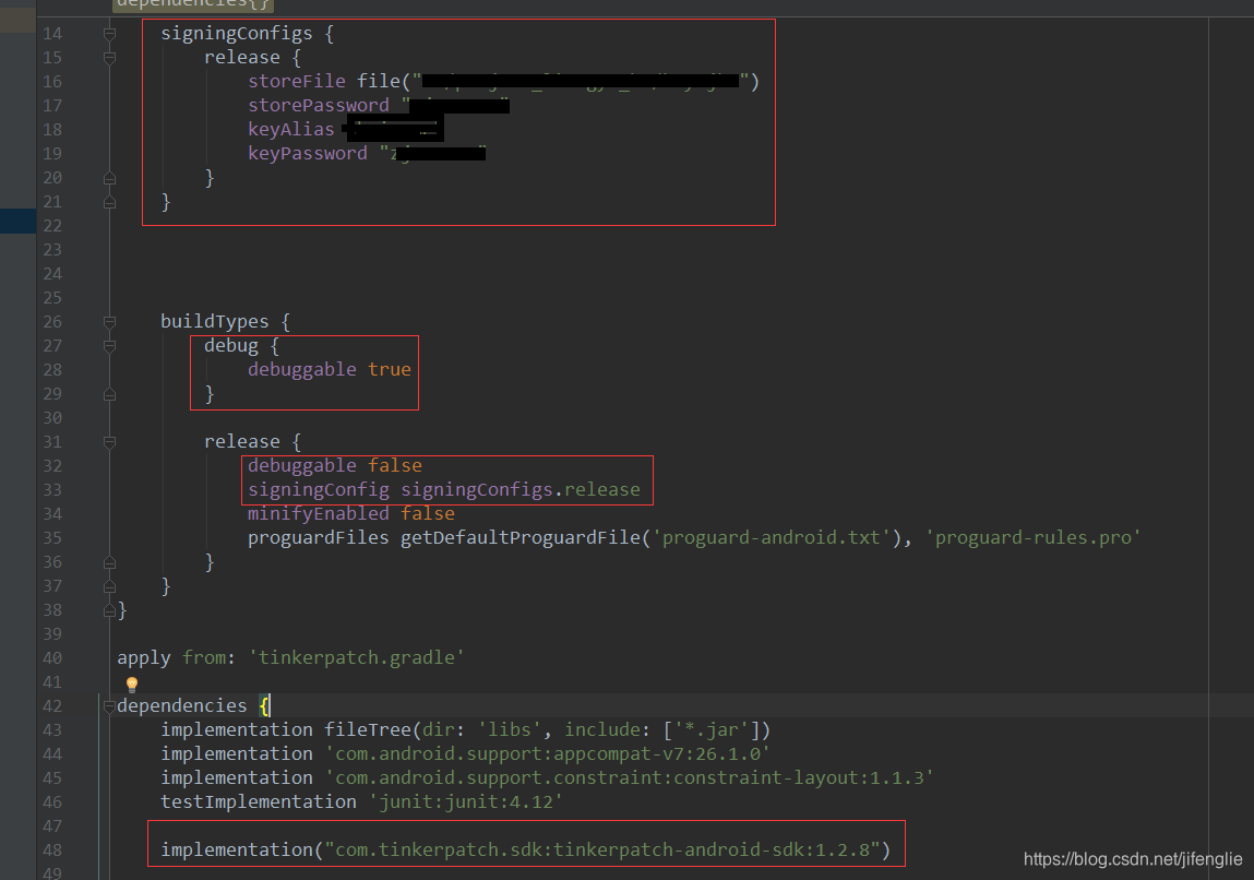 android接入Tinker，实现热更新（一步步操作都具体写清楚，适合入门使用，不清楚请留言交流，建议使用官方最新版本测试，旧版可能出现打包失败问题）_android热更新demo-CSDN博客