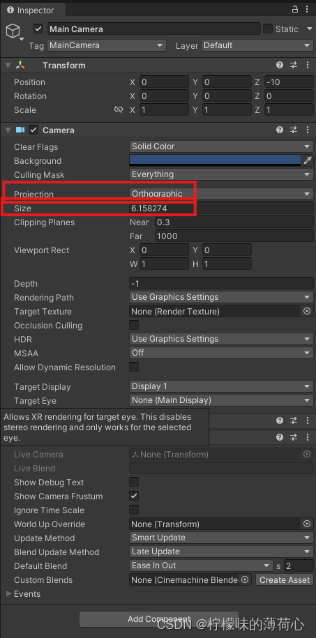 【Unity2D 2022：Cinemachine】相机跟随与地图边界_unity cinemachine 2d-CSDN博客