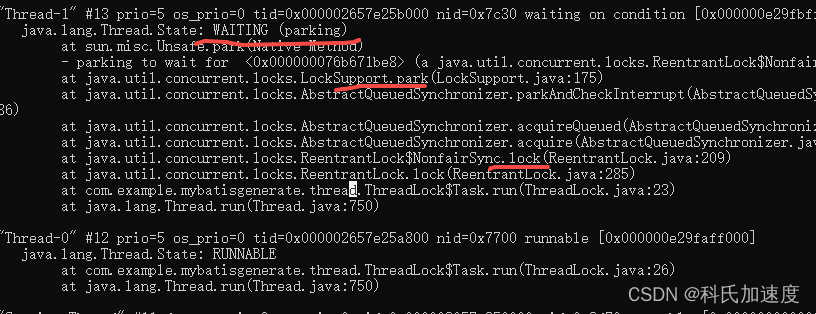 java线程转储分析、jstack_at java.lang.thread.run(thread.java:750)-CSDN博客