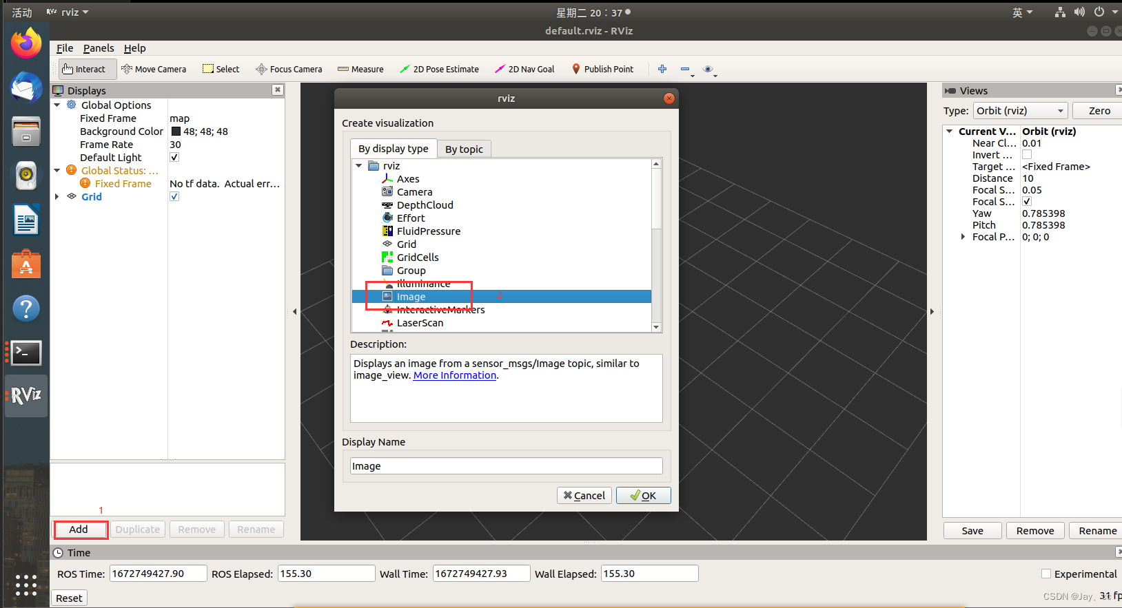 搭建和配置ROS环境，使用Rviz完成摄像头（camera）的视频采集，摄像头的标定_摄像主机 开源软件-CSDN博客