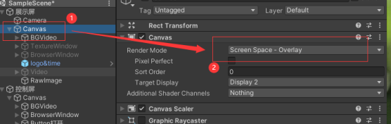 Unity开发win10软件系列问题5: 如何将 display1的UI渲染到display2？_unity display1 响应display2的输入-CSDN博客