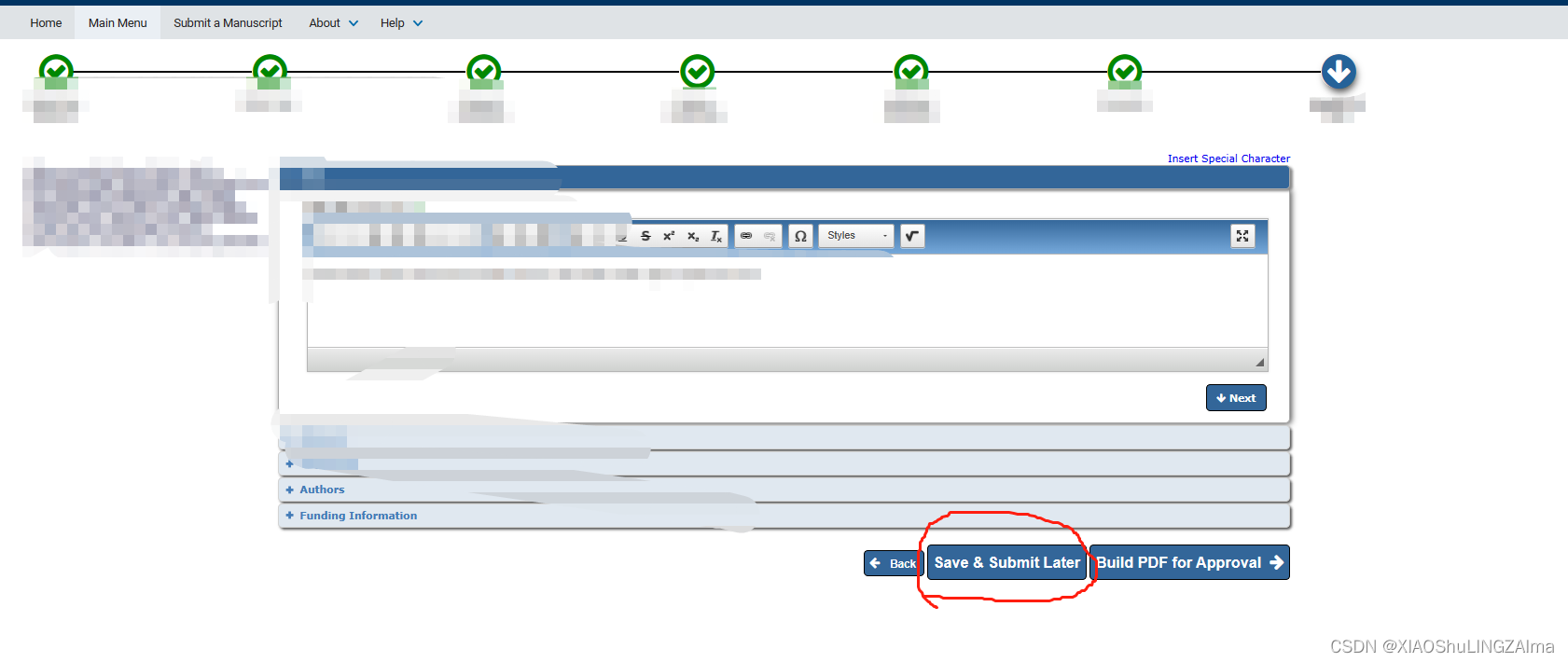 Elsevier提交论文过程与报错解决_to complete your submission you must select a stat-CSDN博客