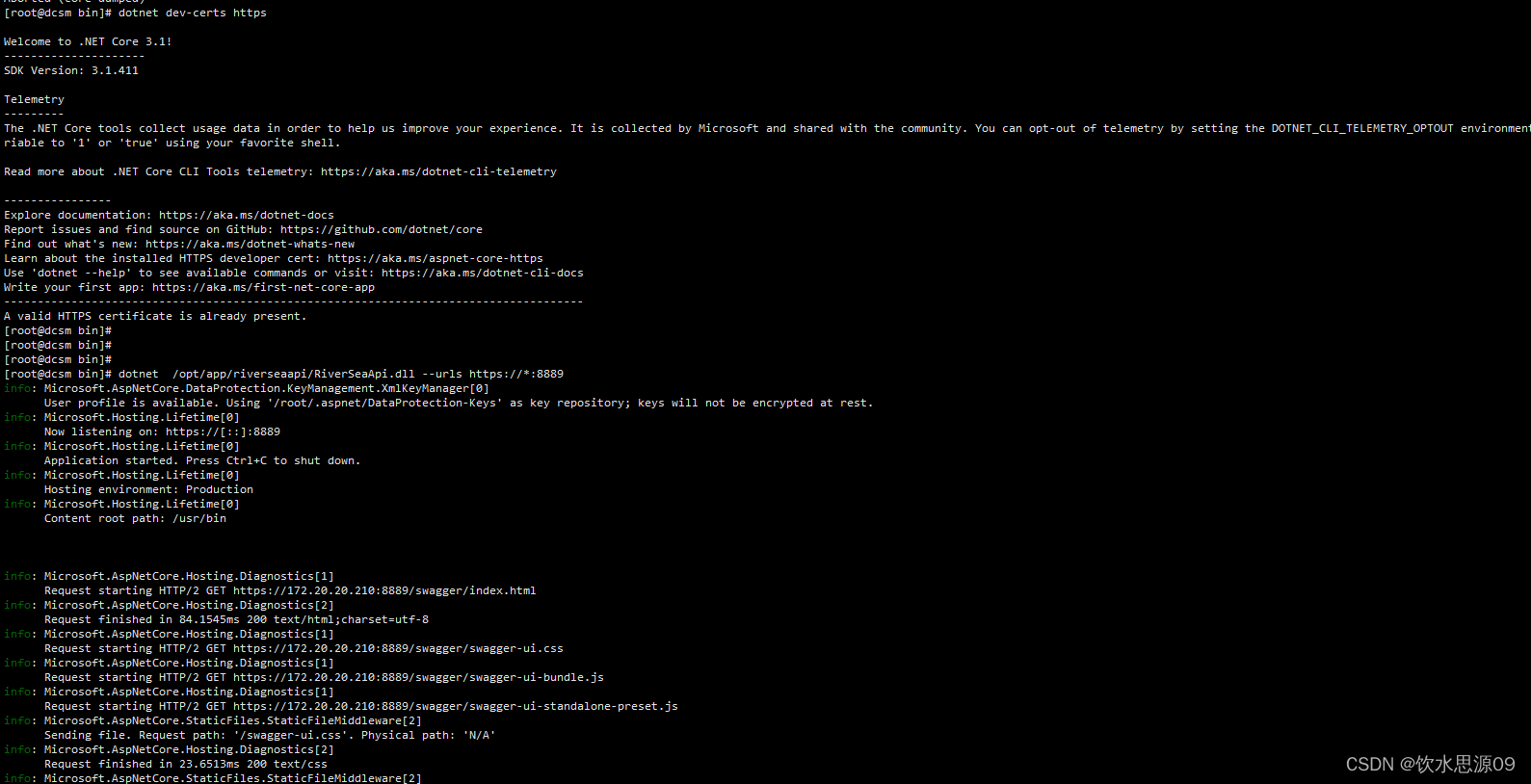.net core3.1下接口发布成https协议操作步骤_microsoft.aspnetcore.server.kestrel[0] unable to s-CSDN博客