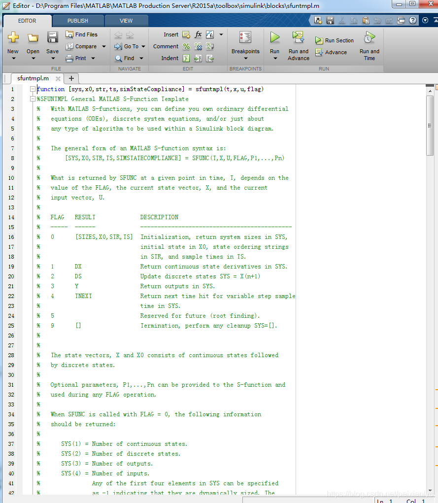 MATLAB2015a中Simulink使用S函数的方法全过程_simulink怎么输入复杂函数-CSDN博客