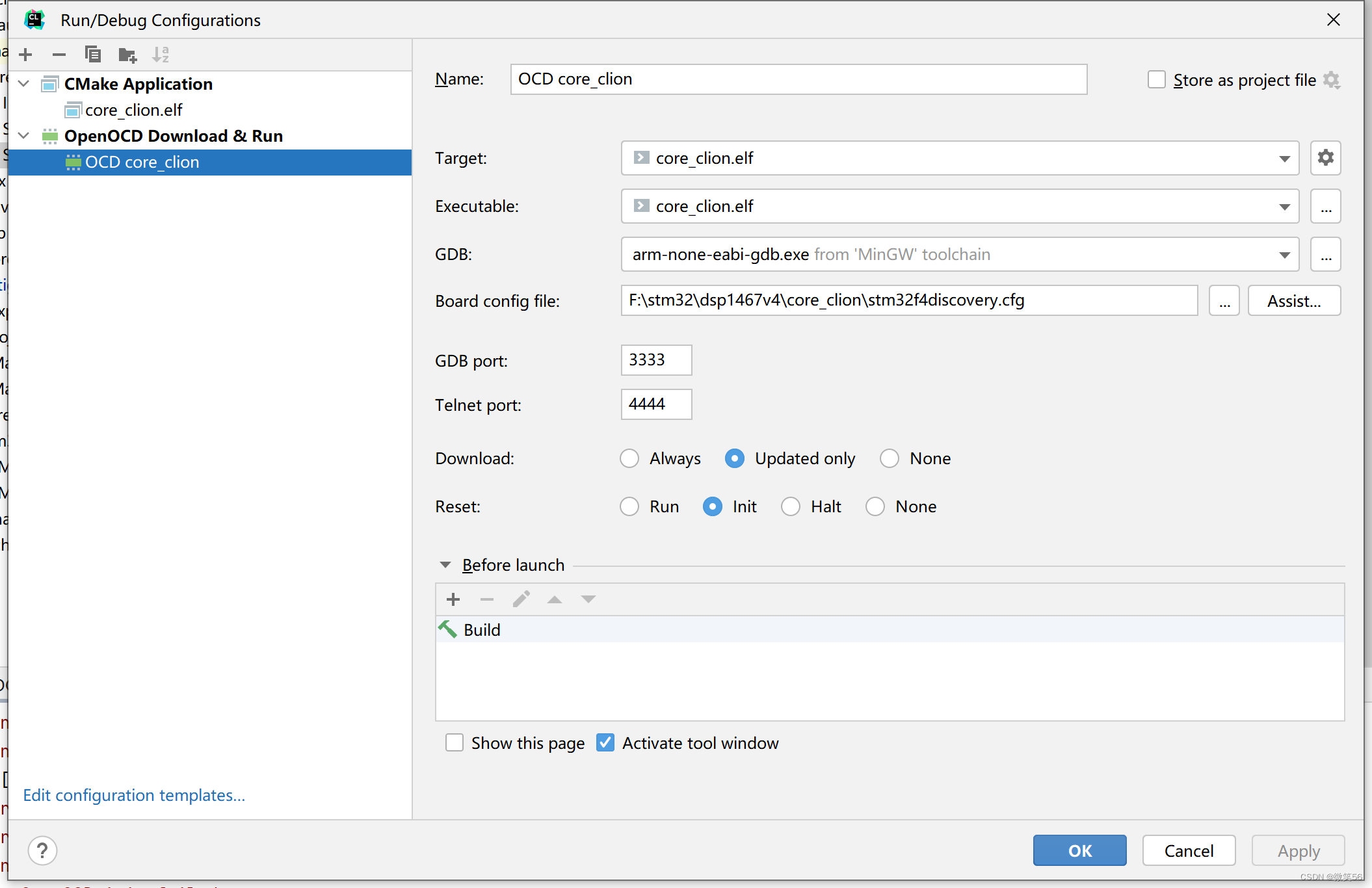 Windows10使用CLion 2022.1.3整合STM32嵌入式开发与烧写调试_clion2022.1.3-CSDN博客