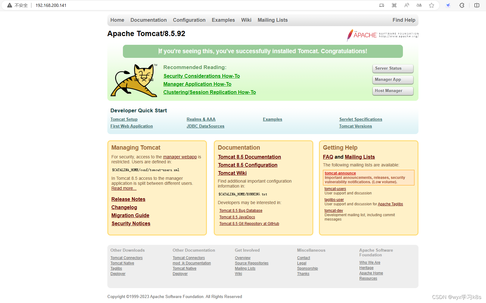 nginx&tomcat笔记_192.168.200.141;8081-CSDN博客