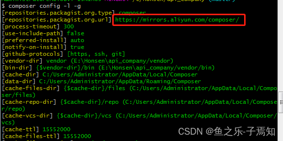 [Composer\Downloader\TransportException] The “https://mirrors.aliyun.com/composer/p/provider ...