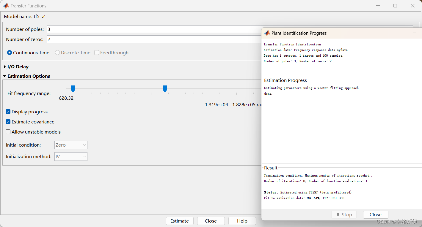 通过环路分析仪得到系统的闭环传递函数方法（Matlab System Identification）-CSDN博客