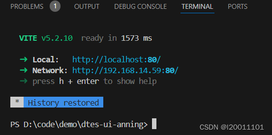 VSCode中npm命令的基本使用_在visual studio code终端输入npm i-CSDN博客
