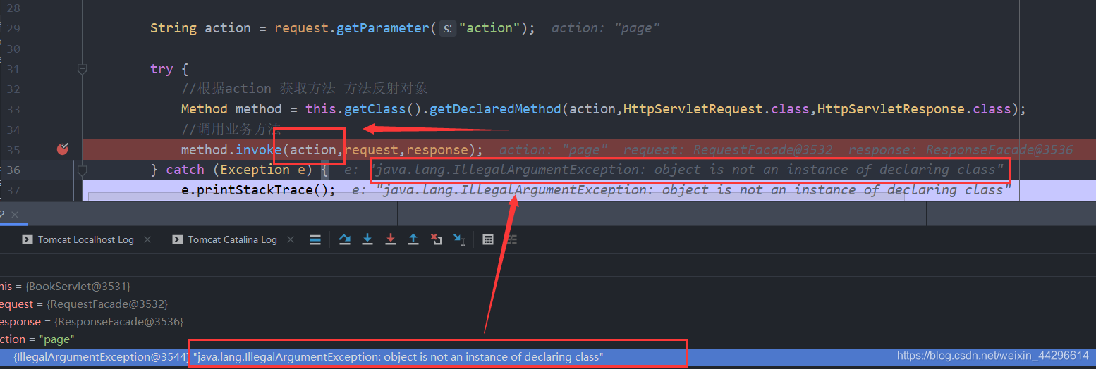 Java反射报错： Object Is Not An Instance Of Declaring Classjeecg Object Is Not An Instance Of
