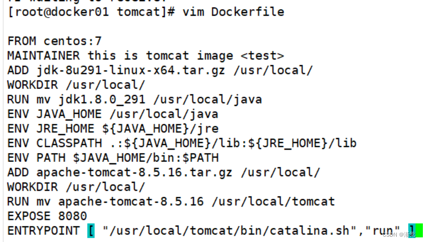 Dockerfile镜像实例_dockerfile中修改root密码-CSDN博客
