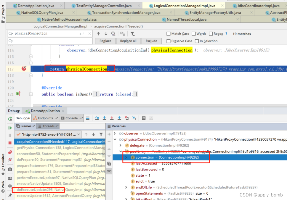SpringDataJpa中事务是如何实现Connection对象复用的（源码分析）_jpa connection-CSDN博客