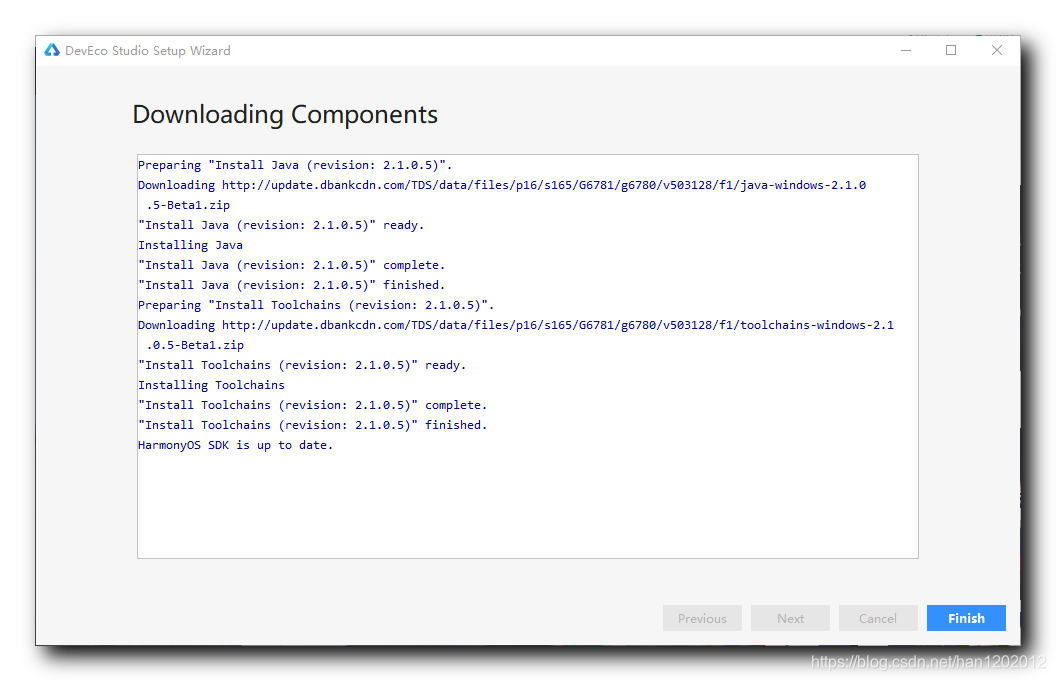 【鸿蒙 HarmonyOS】创建 Java 语言 HarmonyOS 手机应用 ( 首次进入 DevEco Studio 配置环境 | 创建 Java 手机工程 | 鸿蒙工程代码目录简介 ...