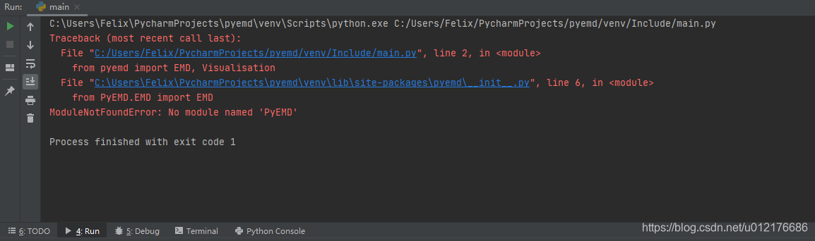 ModuleNotFoundError: No module named ‘PyEMD‘ 解决方法_modulenotfounderror ...
