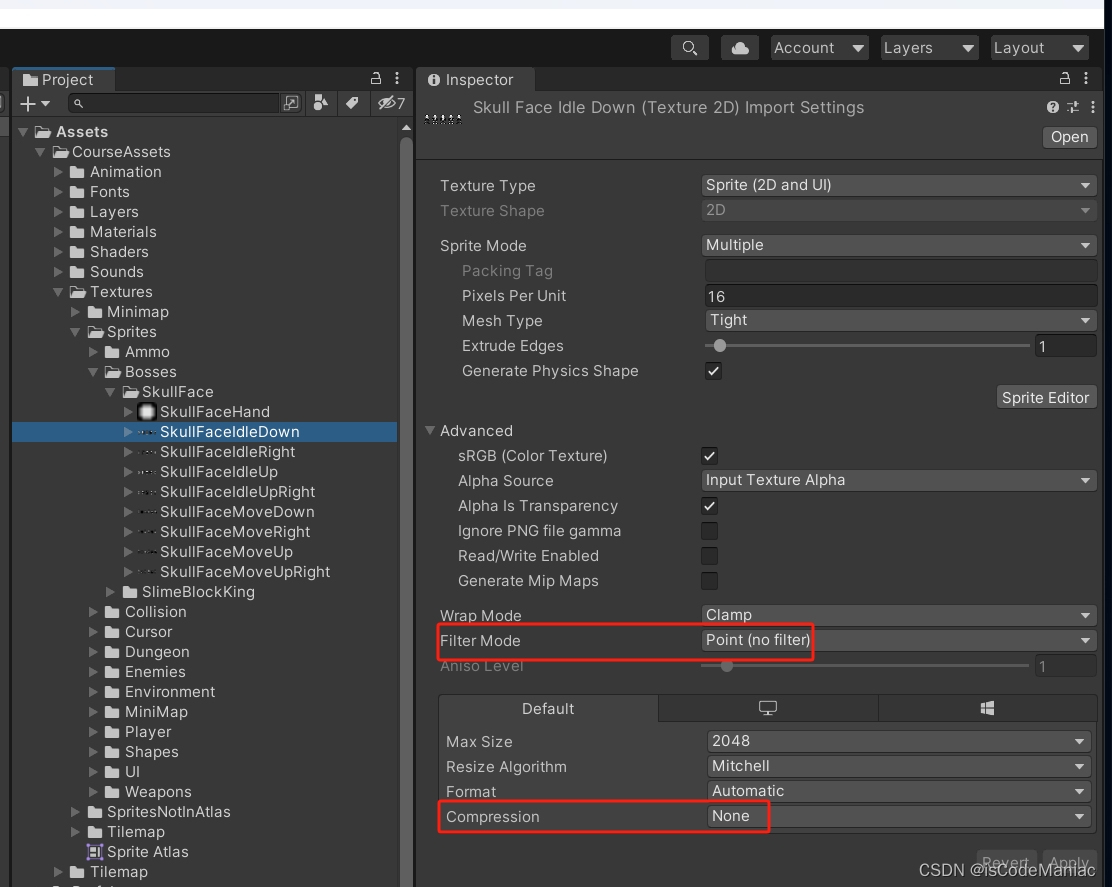Unity导入2D精灵出现模糊，怎么调整设置？_u3d精灵不清晰-CSDN博客