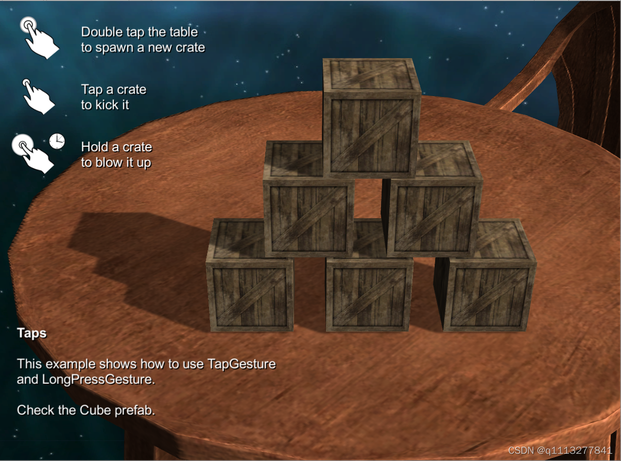 Unity TouchScripts 案例（三）Taps-CSDN博客