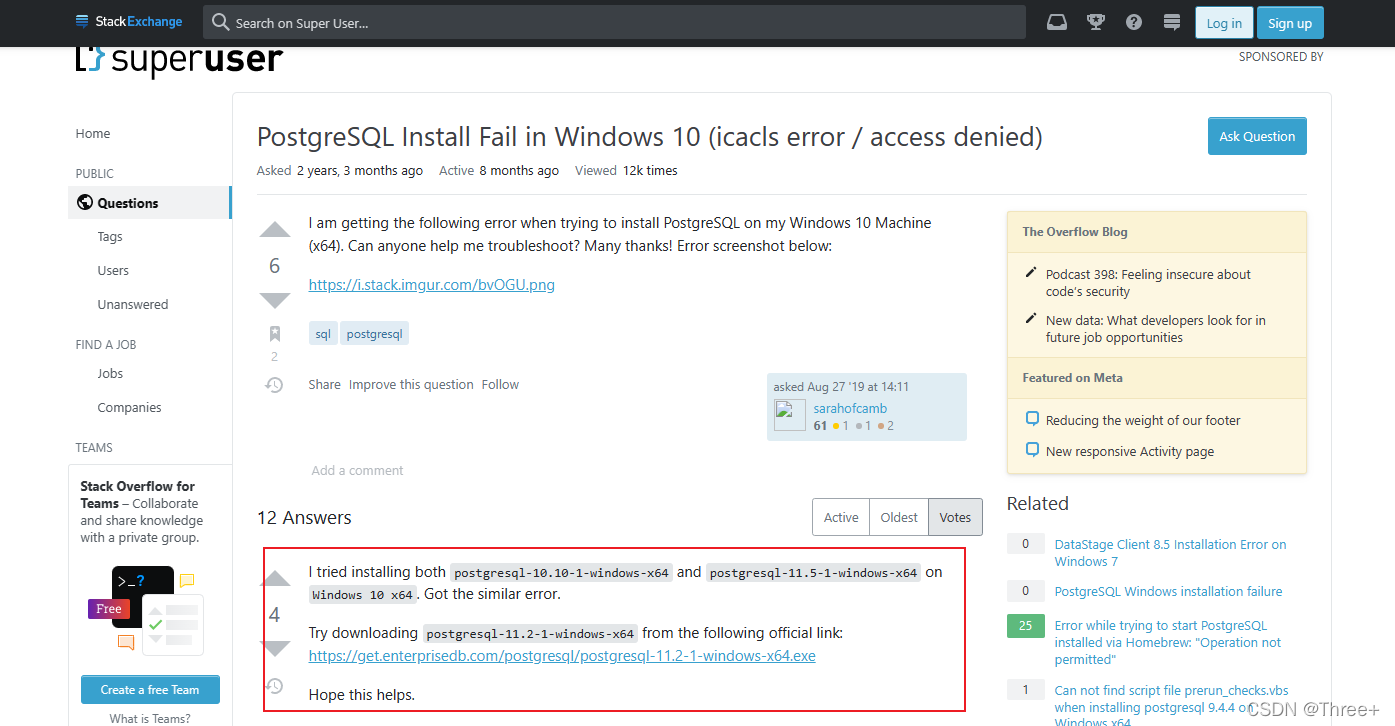 postgreSQL与postGIS安装过程中遇到的坑及解决_postgis has to be installed to the postgresql fold-CSDN博客