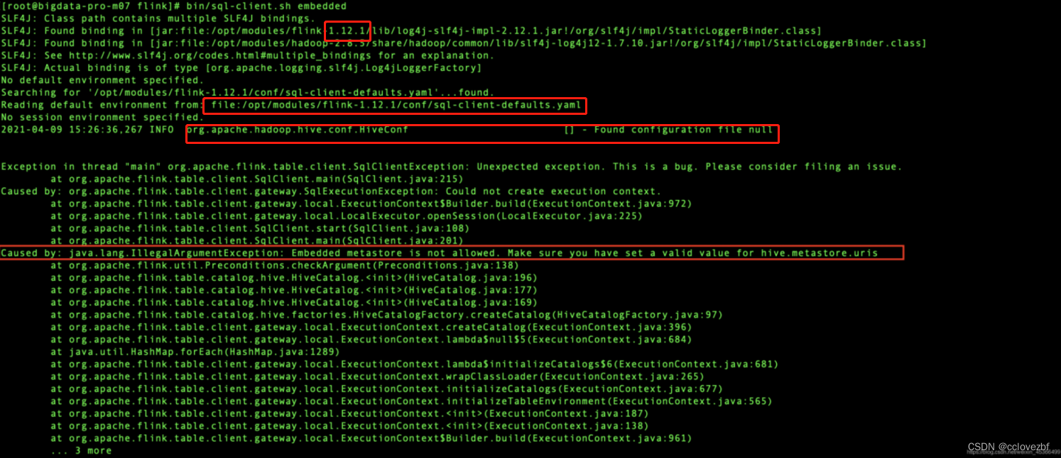 flink学习之sql-client之踩坑记录_org.apache.flink.table.catalog.exceptions.cataloge-CSDN博客