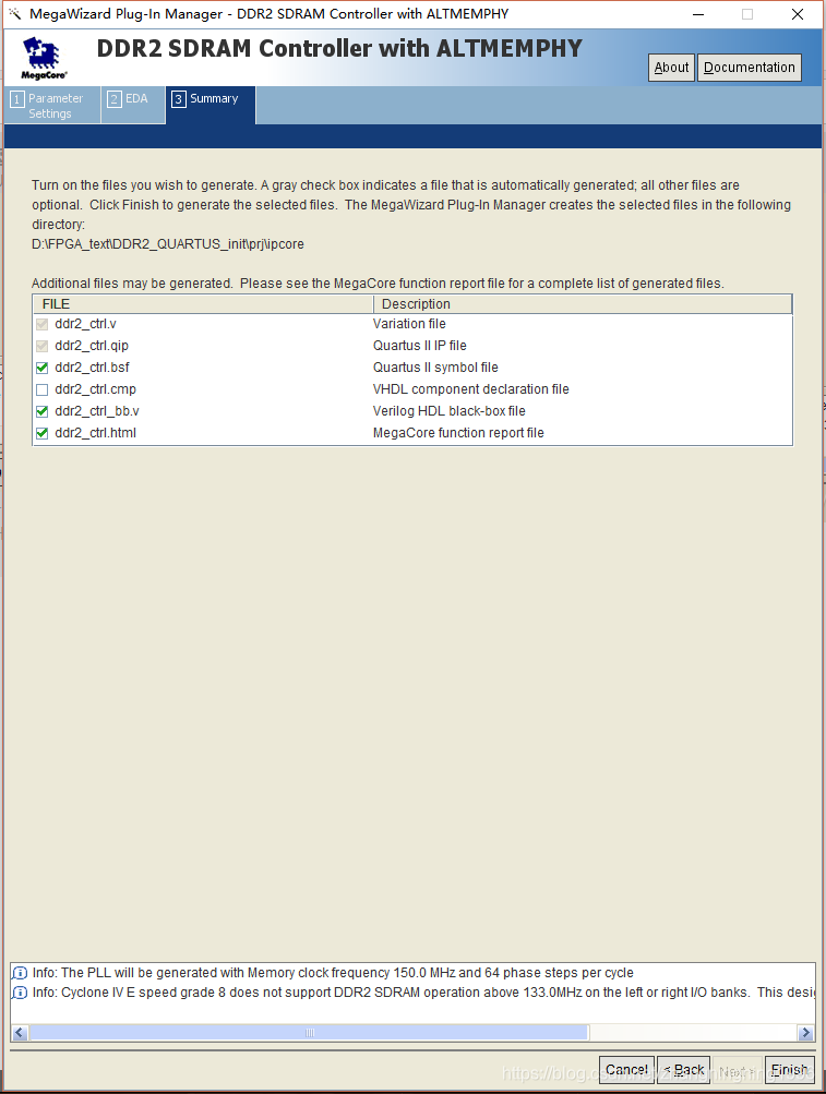 Intel QuartusII中DDR2 IP核的使用（1）_quartus ii ddr2-CSDN博客