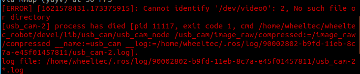 Ubuntu18.04运行树莓派连接的深度摄像头ERROR]: Cannot identify ‘/dev/video0‘: 2, No such file or directory-CSDN博客