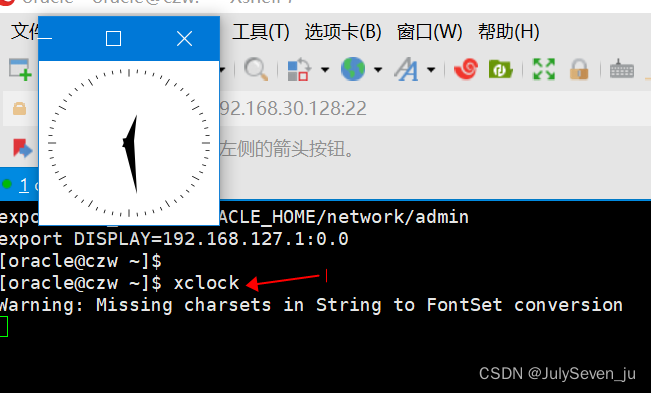 xclock can not open display报错_xclock error: can't open display:-CSDN博客
