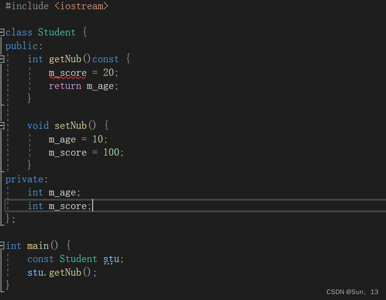 mutable -- 允许在const成员函数中修改成员属性的值_const变量可以加mutable-CSDN博客