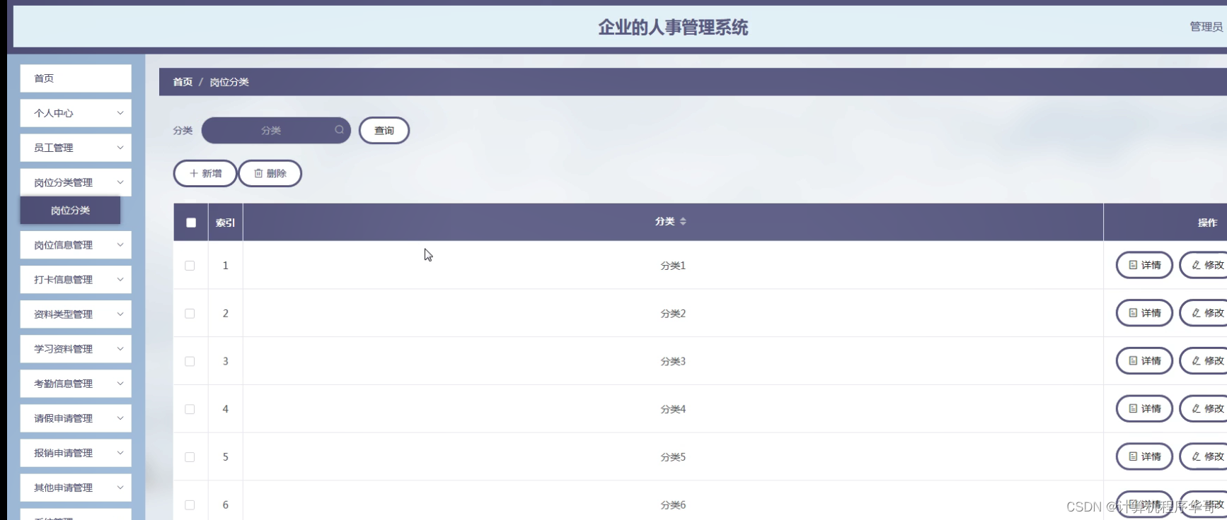 Java毕业设计企业的人事管理系统（springbootmysqljdk18maven339）公司人事管理系统java开发 Csdn博客 4809
