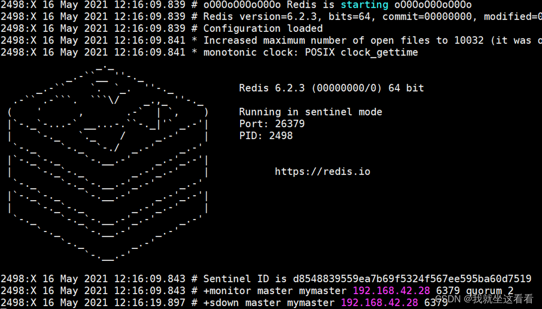 搭建Redis哨兵模式集群_-failover-abort-not-elected master mymaster-CSDN博客