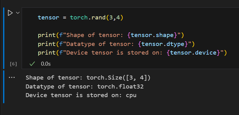 Pytorch入门—tensors张量的学习 Csdn博客