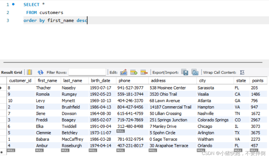 第二章，10-orderby子句（the orderby clause）--Mosh mySQL_order by 1 10 2-CSDN博客