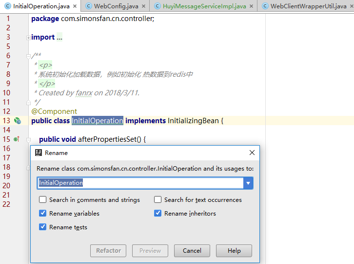 intellij idea如何全局重命名变量、方法、文件夹名？_idea全局修改方法名-CSDN博客