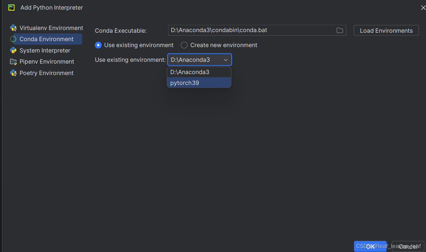 2023最新版pycharm如何导入已有的虚拟环境_pycharm添加已有的虚拟环境-CSDN博客