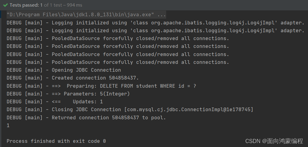 Mybatis-传统方式实现Dao_private studentmapper studentmapper;-CSDN博客