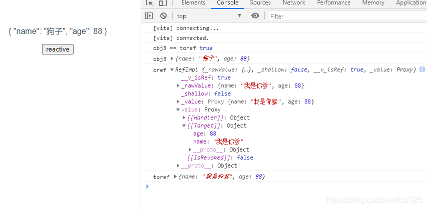 Vue3.0学习 - 第八节，toRaw 和 reactive、ref，markRaw_vue3 toraw与inreactive-CSDN博客