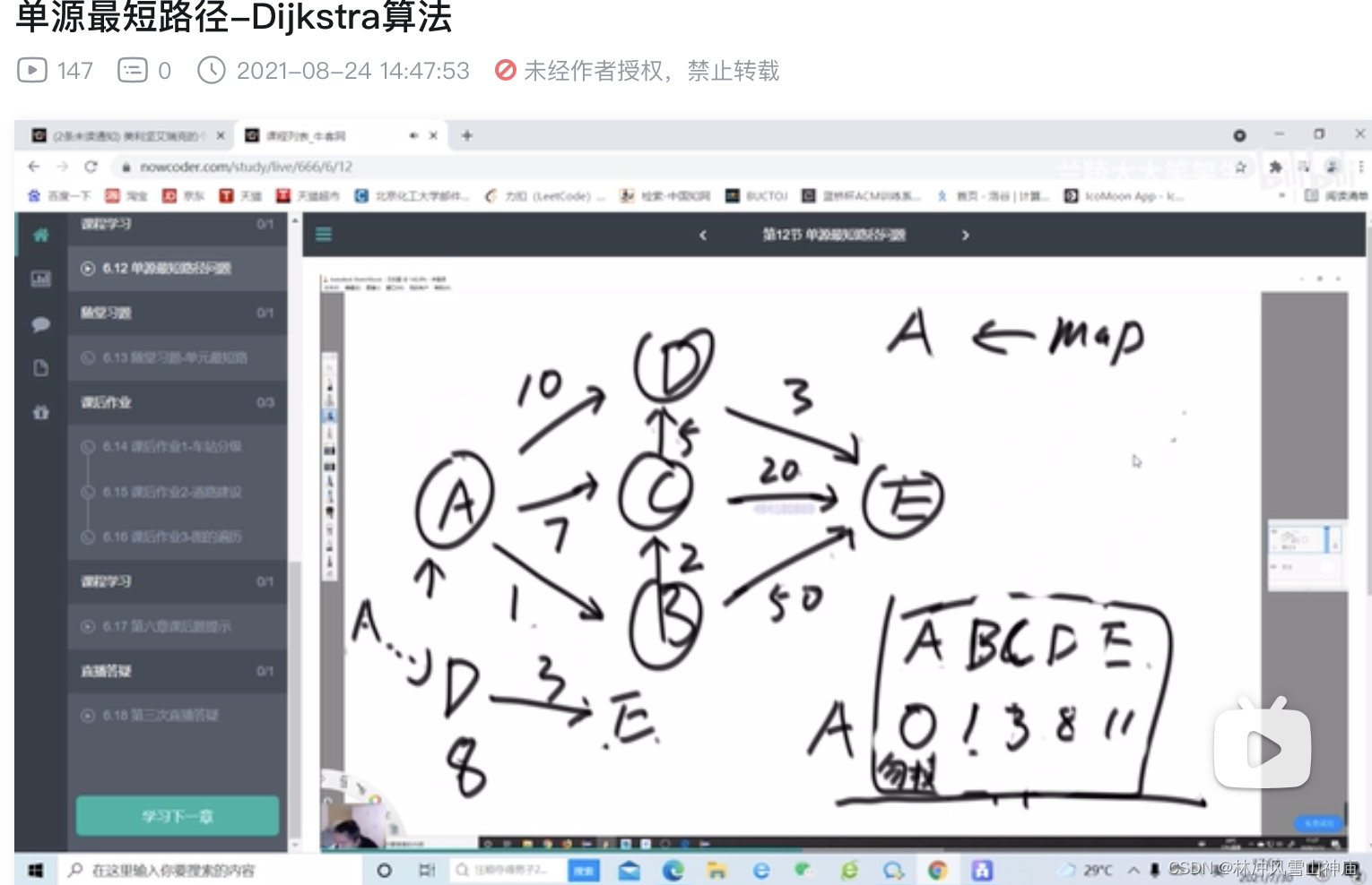 leetcode-Dijkstra算法_dijkstra leetcode-CSDN博客