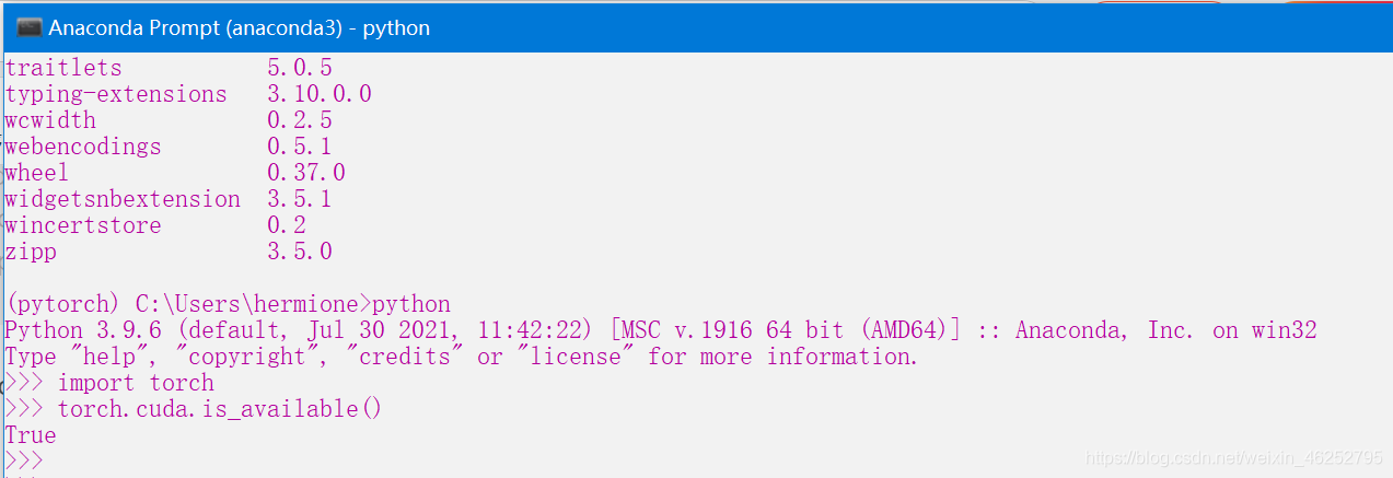 python3.9+Anaconda+pytorch+Jupyter安装教程_python3.9安装pytorch命令-CSDN博客