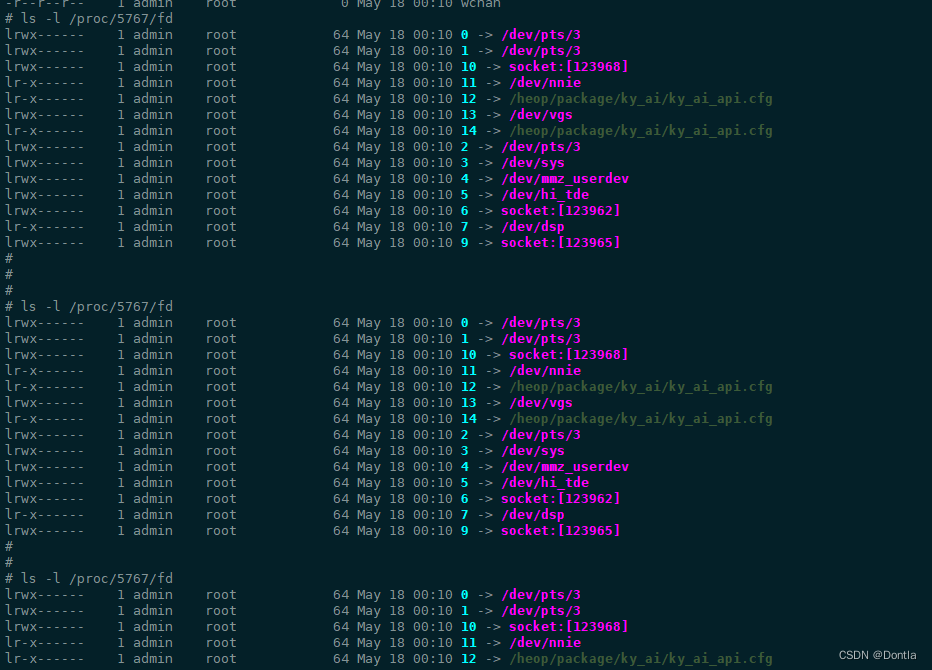 linux如何查看某个进程的文件描述符（查看文件描述符、查看描述符）（文件描述符、socket描述符不断递增、不断增加问题排查）ls -l /proc/[pid]/fd_linux查看文件描述 ...