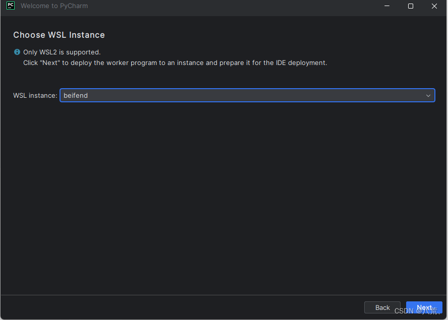使用WSL构建Linux开发环境并安装Anaconda，连接Pycharm_在windows环境下使用wsl快速搭建linux,并且配置anaconda,连接pycharm-CSDN博客
