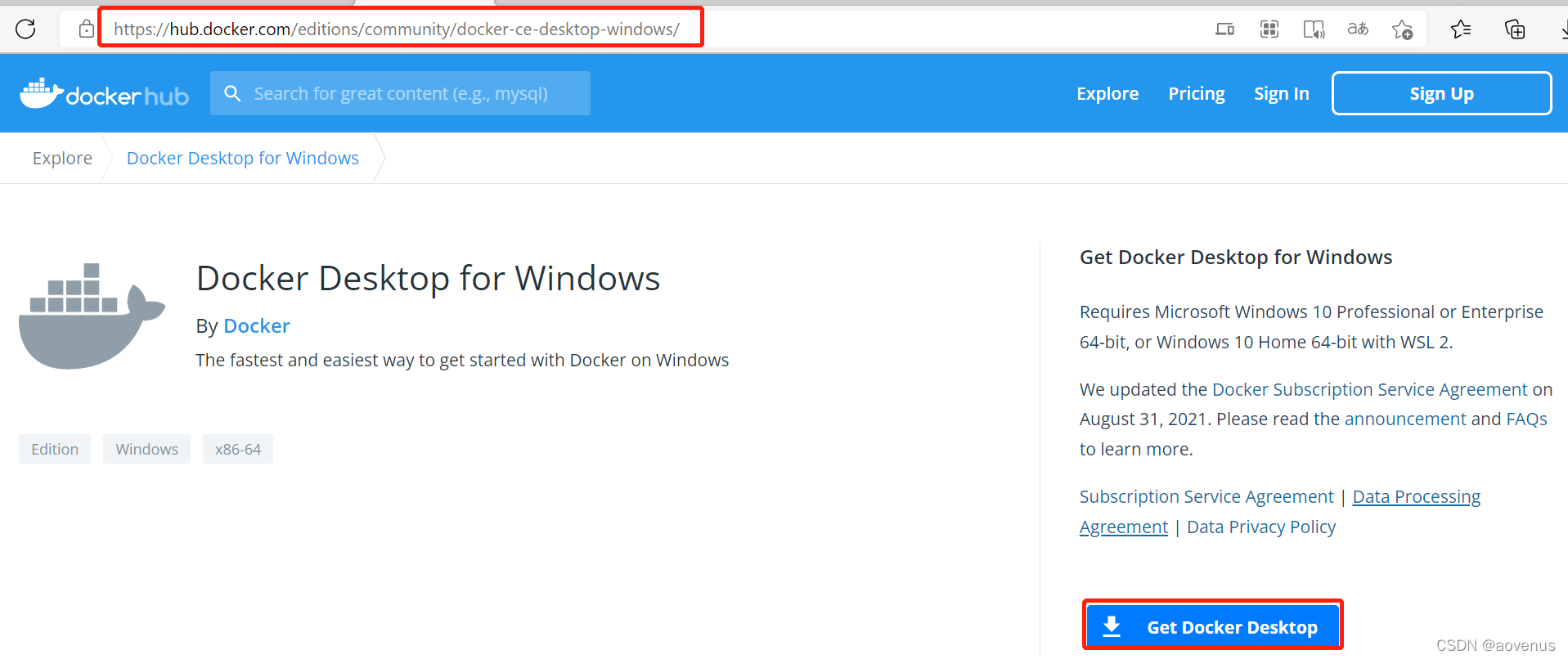 Windows 11下安装Docker_docker desktop4.4-CSDN博客