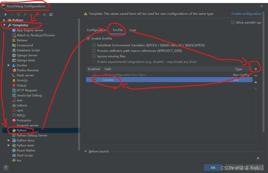 pycharm 支持从 .env 文件加载环境变量_pycharm .env-CSDN博客