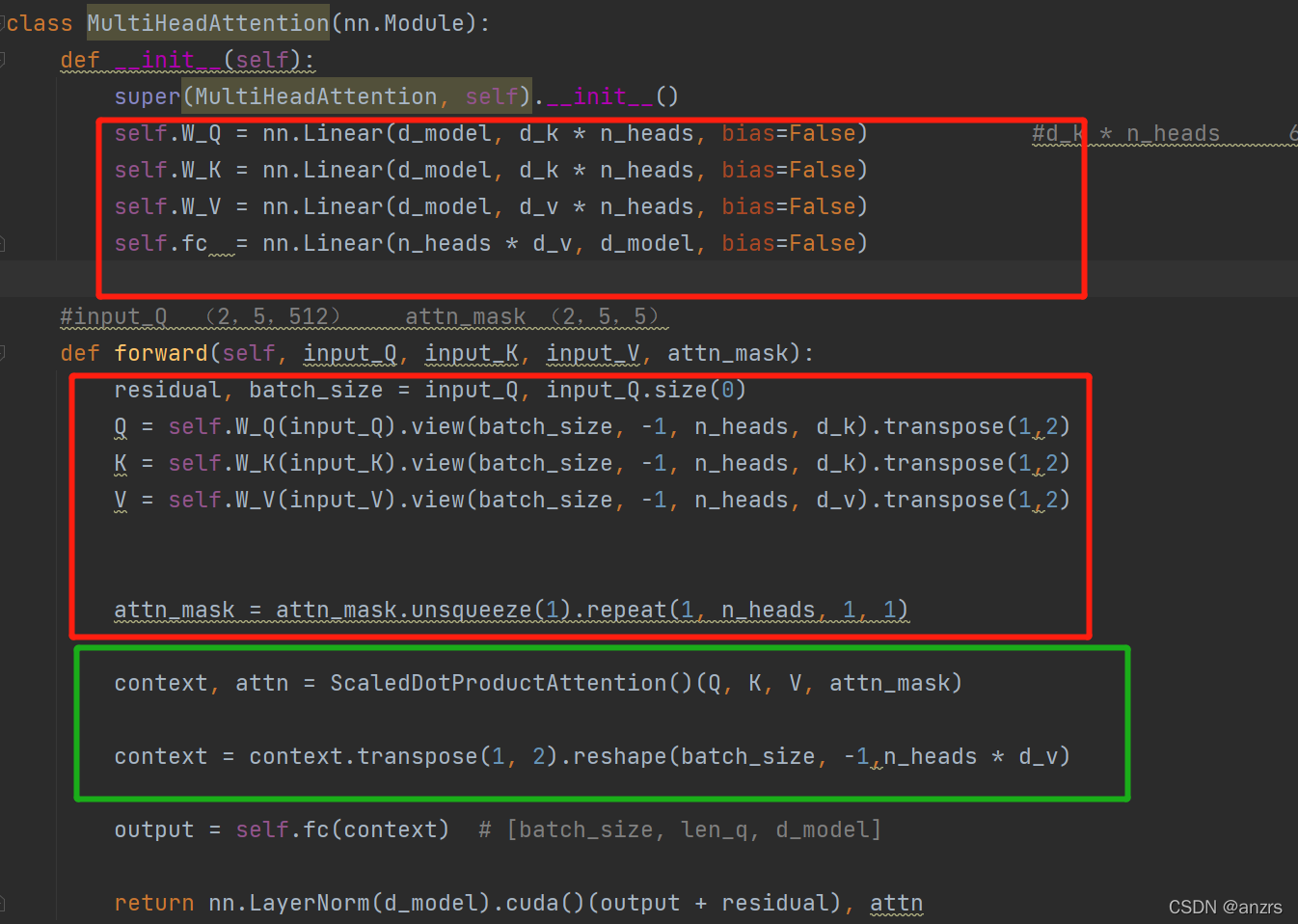 Transformer pytorch 代码解读（4）Decoder Layer层_poswisefeedforwardnet-CSDN博客