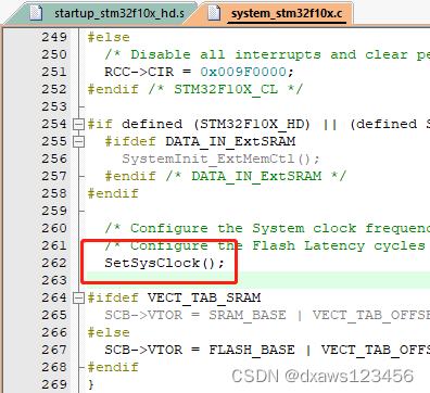 Keil STM32F103系统时钟配置过程（标准库）_stm32启动代码哪里是配置时钟-CSDN博客