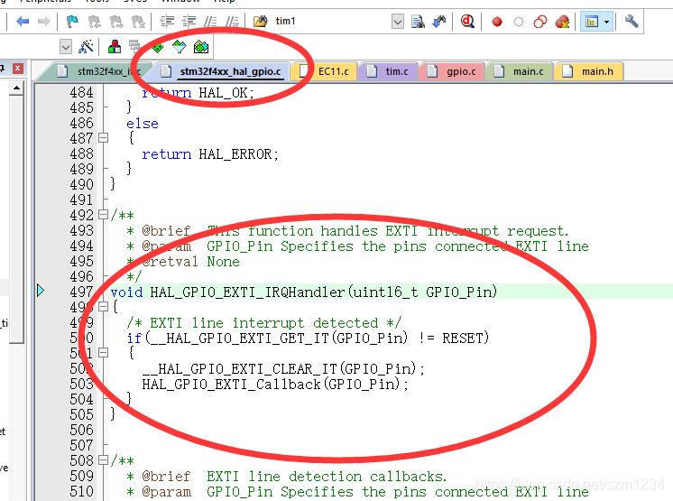 STM32CubeMX EC11旋转编码器开发心路历程（encode模式 外部中断模式 普通IO口模式 定时器模式探索）_ec11stm32例程-CSDN博客